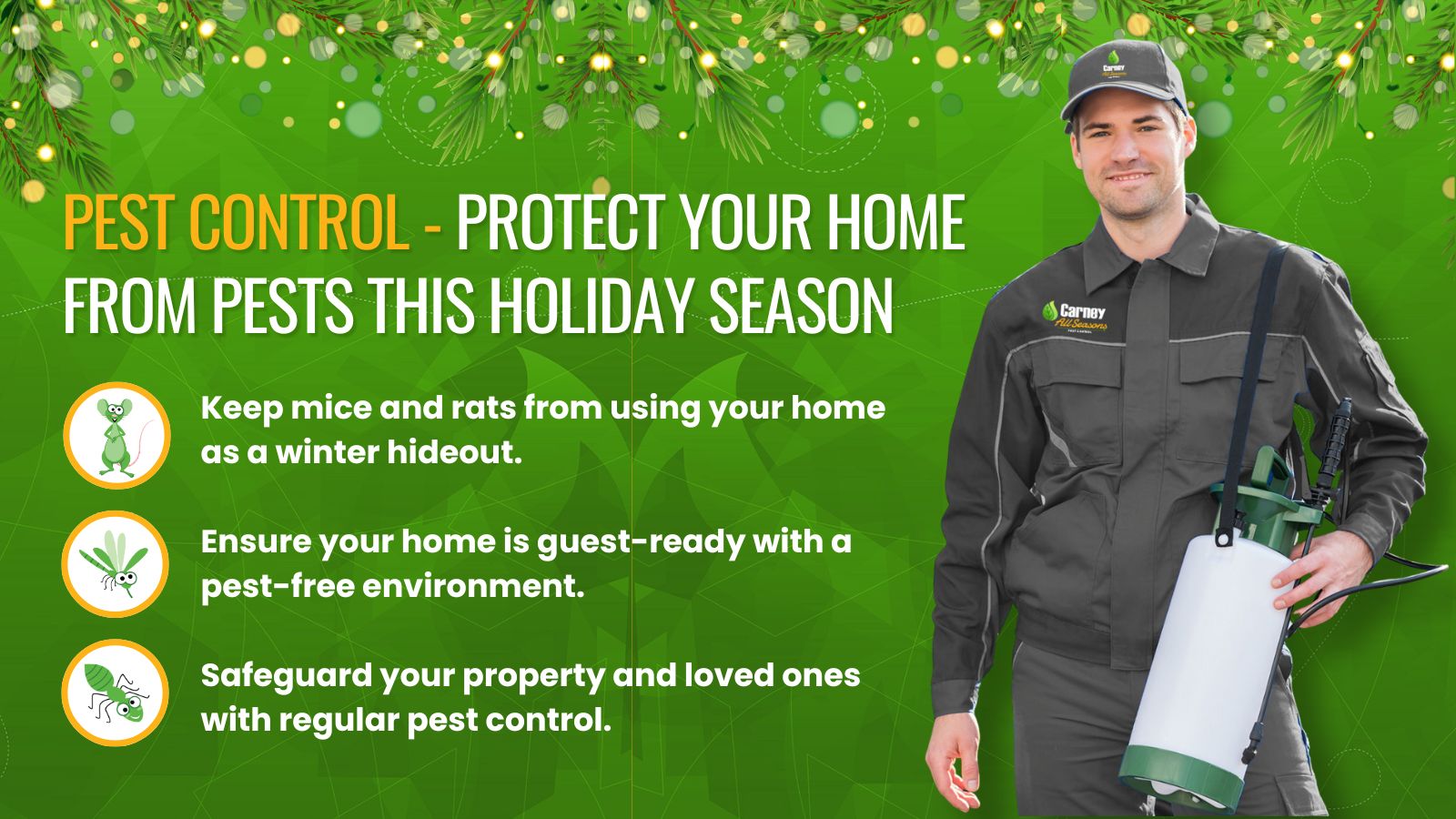 Protect Your Home for the Holidays: Pest Maintenance