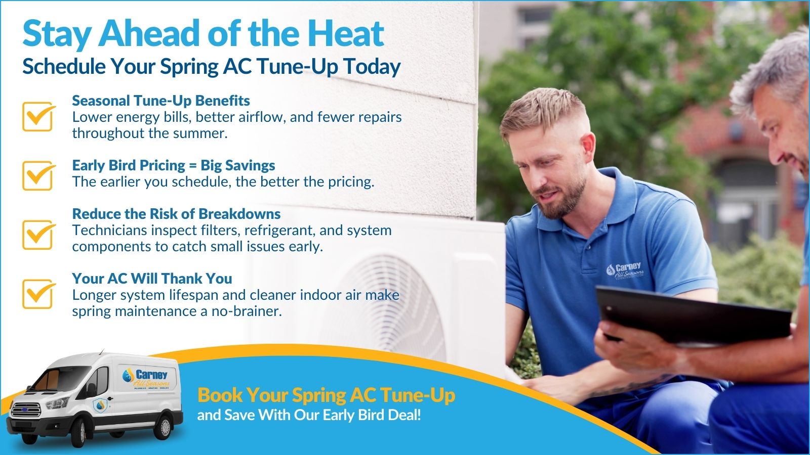 Get Ready for Summer: Why a Spring AC Tune-Up Is Essential for Efficiency and Comfort