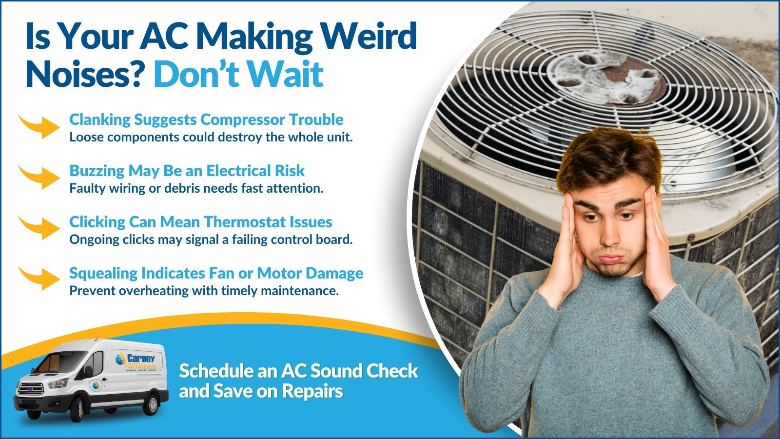 AC Noises to Watch – Carney AC Experts
